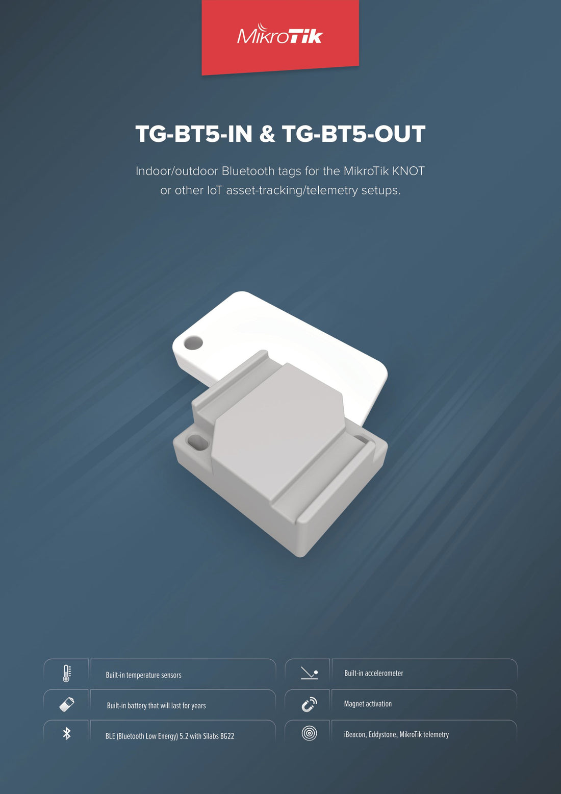 MikroTik Outdoor IoT Bluetooth Tag | TG-BT5-OUT – Mr Satellite